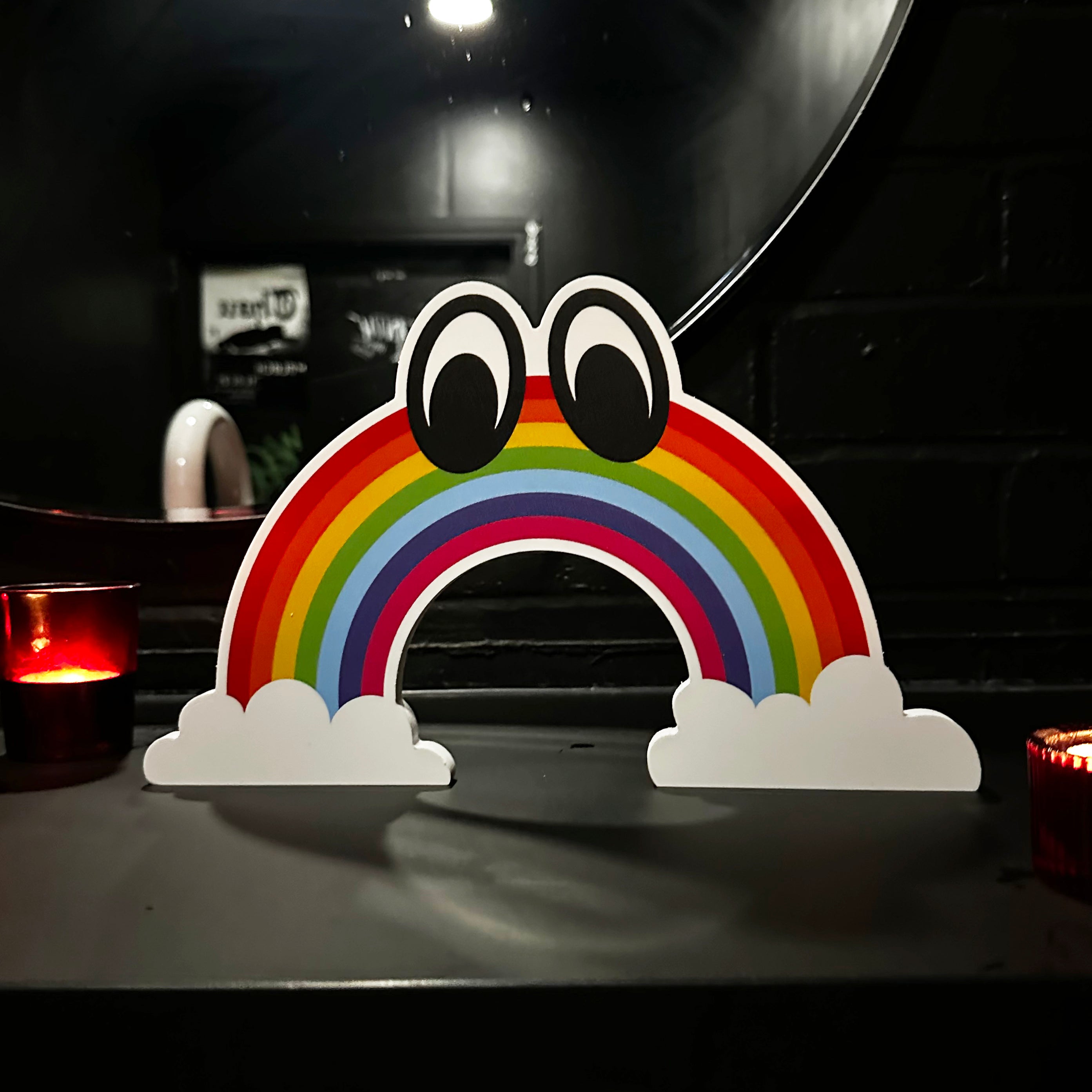 Toxic Positivity - Screaming Rainbow Sculpture – Fokawolf