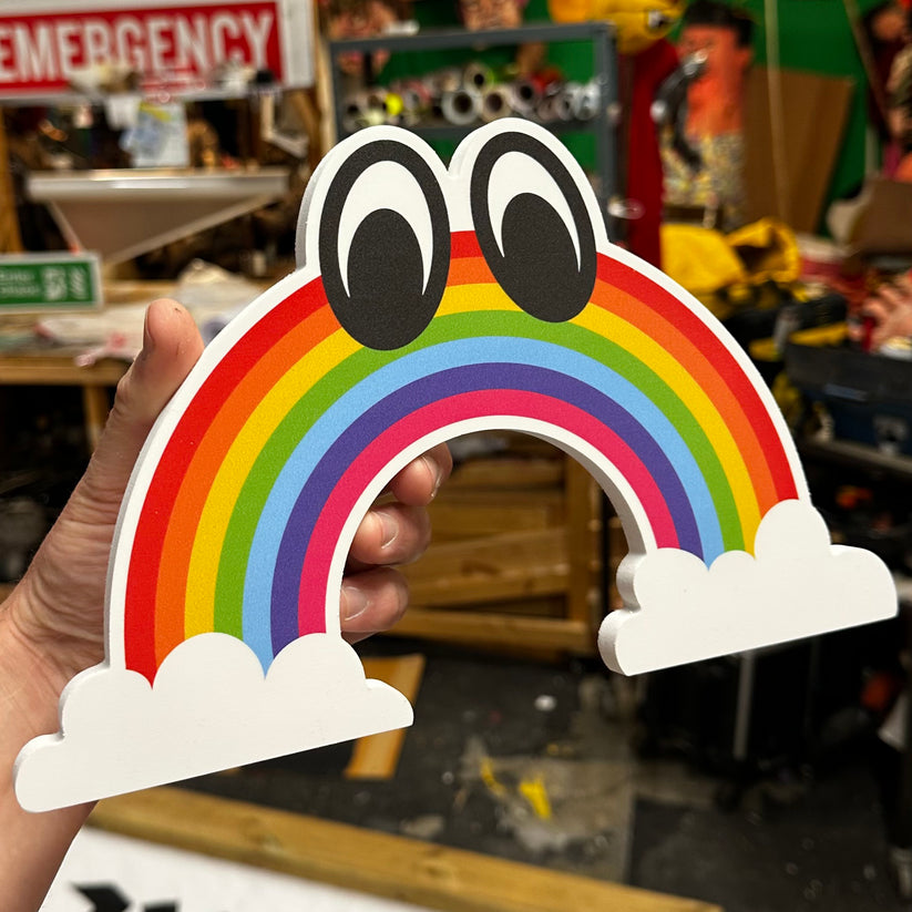 Toxic Positivity - Screaming Rainbow Sculpture – Fokawolf